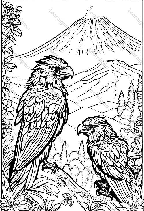Fantasy Birds | Coloring Pages | Learnigma
