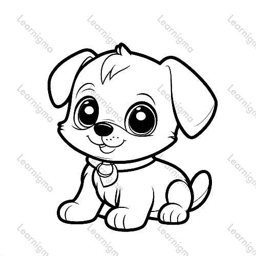 Puppy | Coloring Pages | Learnigma